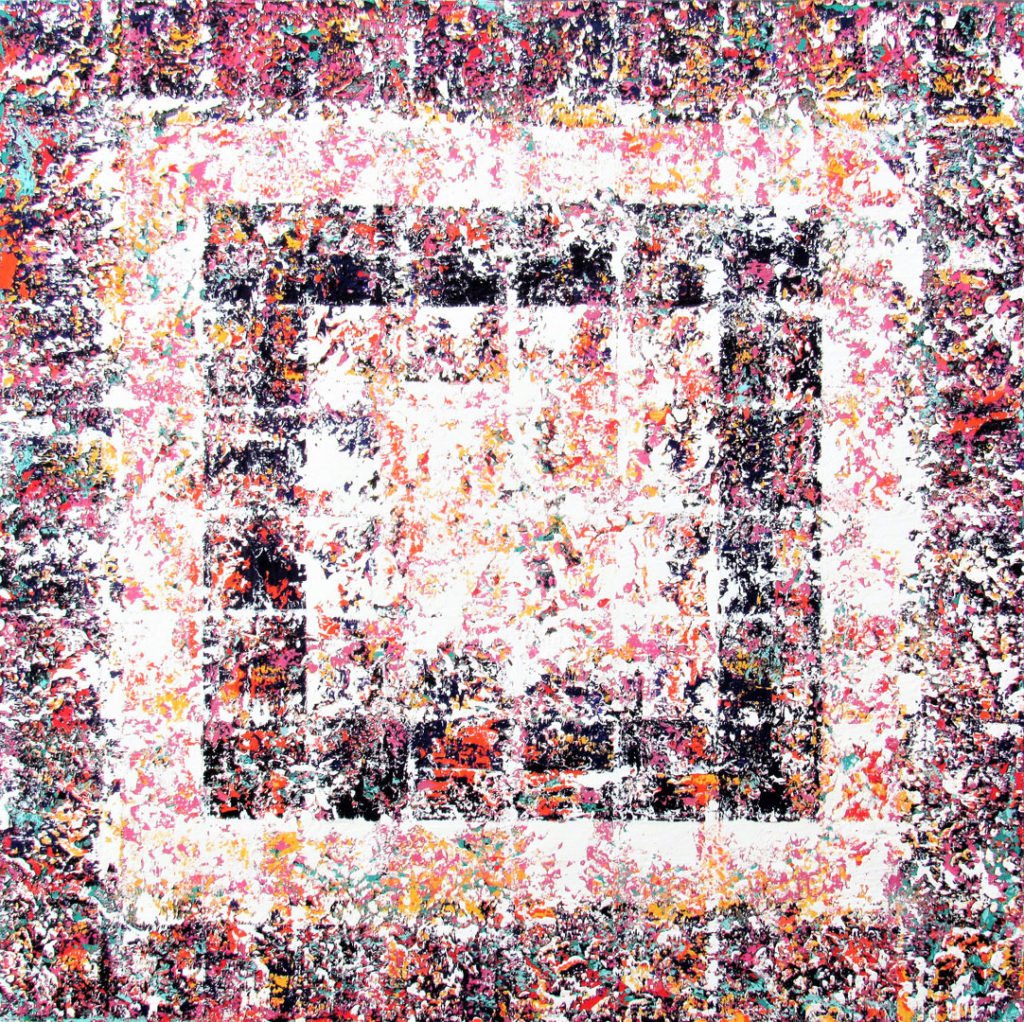 Brian Neish, Idyll abstract oil painting