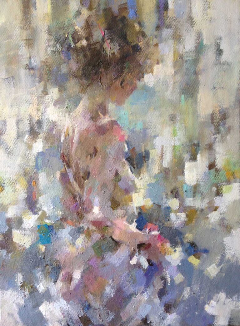 Luis Morris - Rosa in Summer light Luis Morris- art for sale